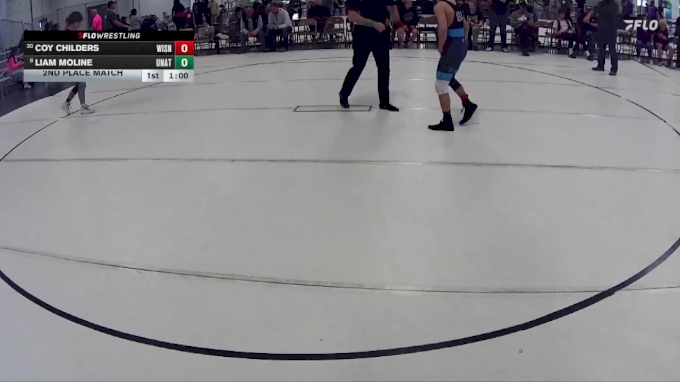 123 lbs 2nd Place Match - Liam Moline, The Best Wrestler vs Coy ...