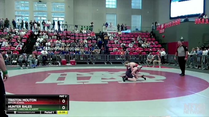 106 lbs 5th Place Match - Hunter Bales, Lakeway Christian Academy vs ...