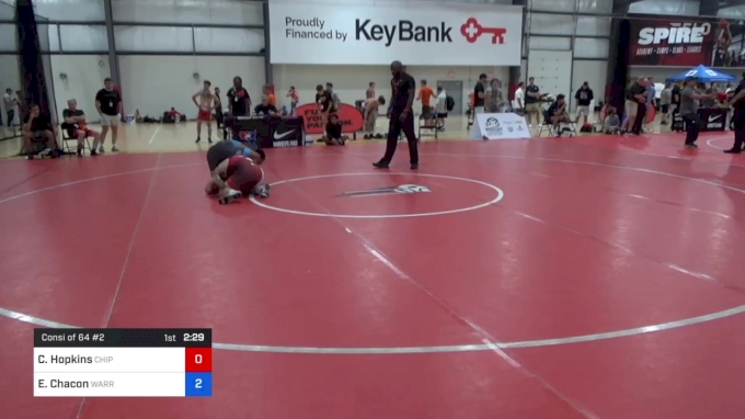 74 kg Consi Of 64 #2 - Cole Hopkins, Chippewa Wrestling Club vs Elijah ...