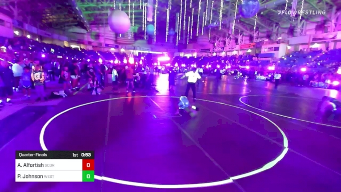 70 lbs Quarterfinal - Alec Alfortish, Scorpions WC vs Porter Johnson ...