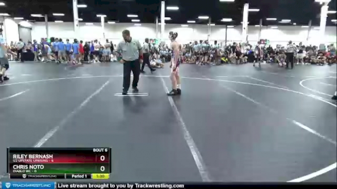 106 lbs Round 2 (8 Team) - Chris Noto, Diablo WC vs Riley Bernash, U2 ...