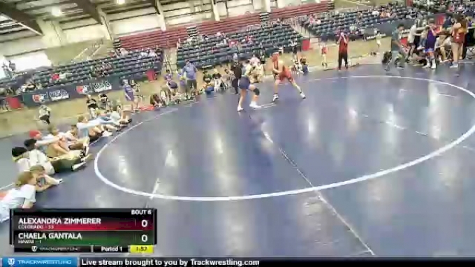 116 lbs Round 2 (8 Team) - Alexandra Zimmerer, Colorado vs Chaela ...
