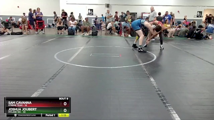 165 lbs Round 2 (8 Team) - Joshua Joubert, Myland WA vs Sam Cavanna ...