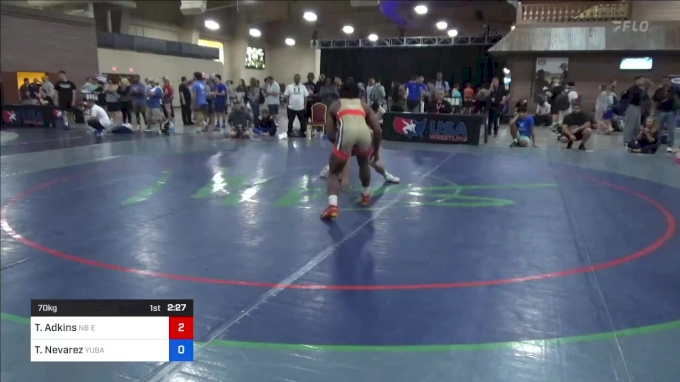 70 kg Cons 32 #1 - Tarik Adkins, NB Elite Wrestling Club vs Timothy ...