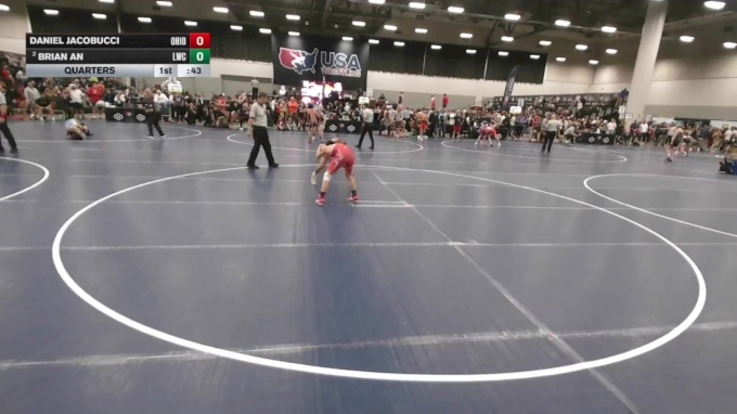 115 lbs Quarters - Daniel Jacobucci, Ohio vs Brian An, Lubbock ...