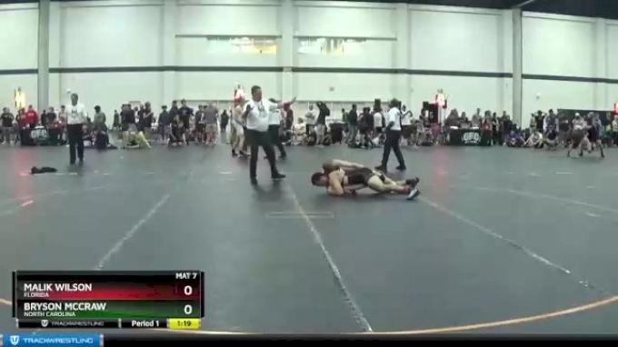 167 lbs Champ. Round 2 - Bryson Mccraw, North Carolina vs Malik Wilson ...