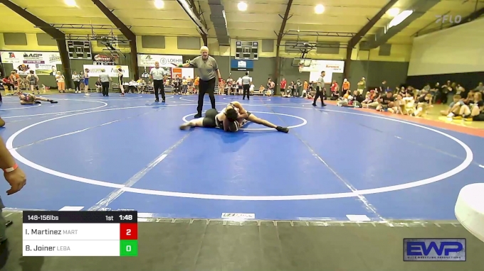148-156 lbs Rr Rnd 2 - Israel Martinez, Marticrew vs Bailey Joiner ...