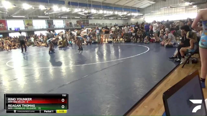 110 lbs Quarterfinals (8 Team) - Reagan Thomas, BMM Cornbread Crushers ...