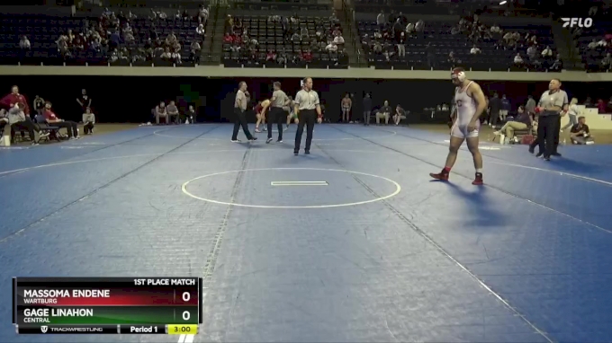 197 lbs 1st Place Match - Massoma Endene, Wartburg vs Gage Linahon, Central