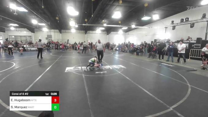 73 lbs Consi Of 8 #2 - Eshton Hugaboom, Aftermath Wrestling vs ...