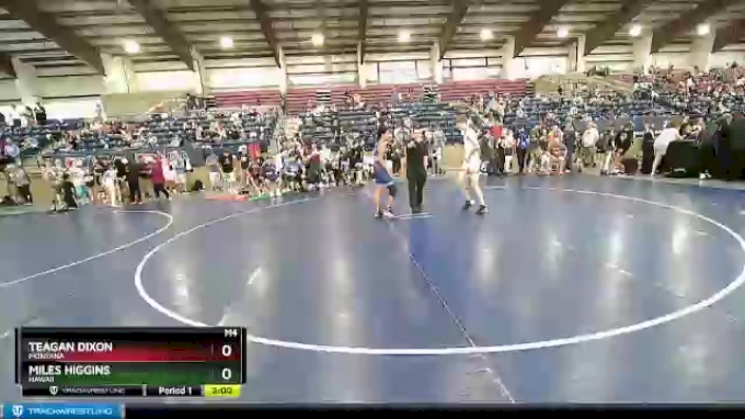 130 lbs Cons. Round 3 - Teagan Dixon, Montana vs Miles Higgins, Hawaii