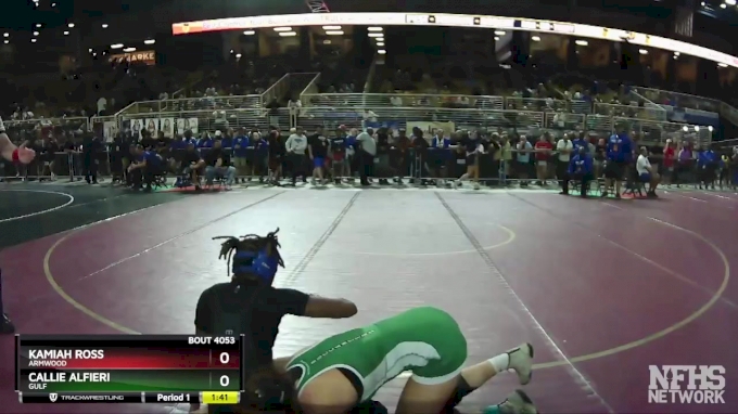 130 lbs Champ. Round 1 - Kamiah Ross, Armwood vs Callie Alfieri, Gulf