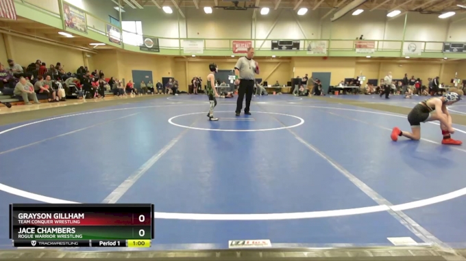 60 lbs Round 1 - Jace Chambers, Rogue Warrior Wrestling vs Grayson ...