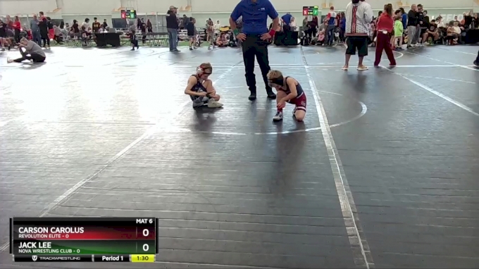 48 lbs Finals (8 Team) - Carson Carolus, Revolution Elite vs Jack Lee ...