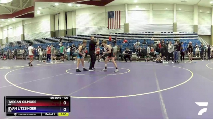 106 lbs 3rd Place Match - Taegan Gilmore, OH vs Evan Litzsinger, MO