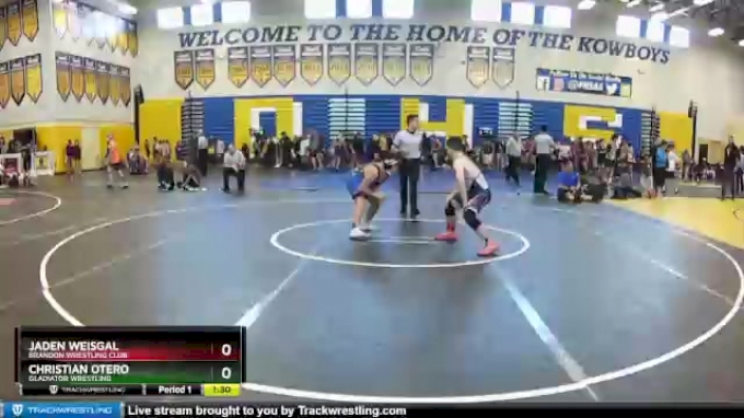 135 lbs Quarterfinal - Christian Otero, Gladiator Wrestling vs Jaden ...