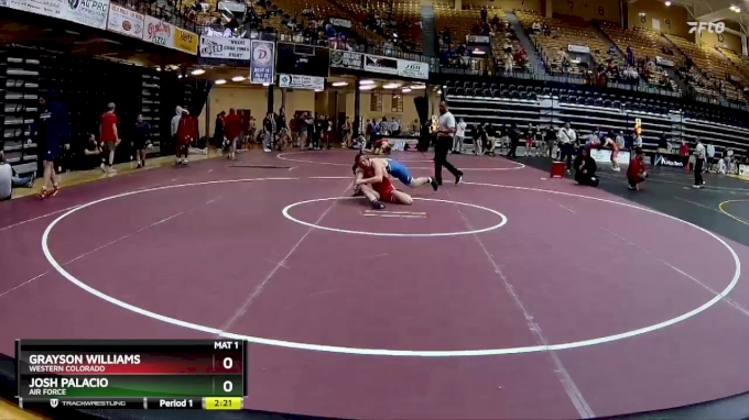 157 lbs Champ. Round 3 - Grayson Williams, Western Colorado vs Josh ...