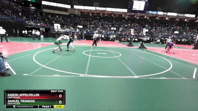 134 lbs Cons. Round 2 - Samuel Frangos, Unattached vs Aaron Appelfeller ...