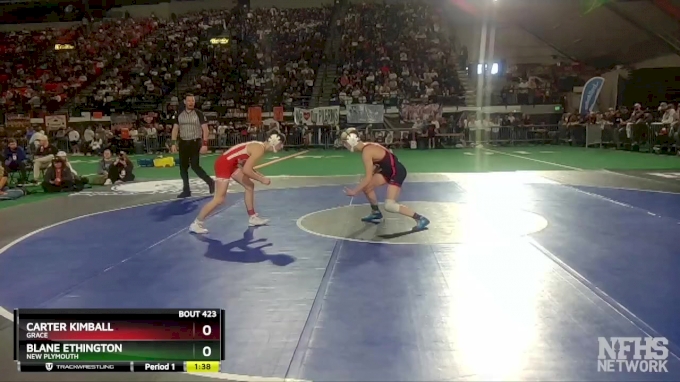 2A 113 lbs 1st Place Match - Carter Kimball, Grace vs Blane Ethington ...