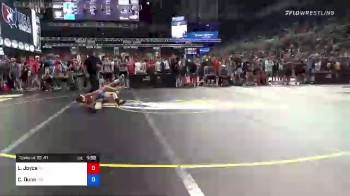 100 lbs Consi Of 32 #1 - Lazarus Joyce, New Jersey vs Cade Dunn, Missouri