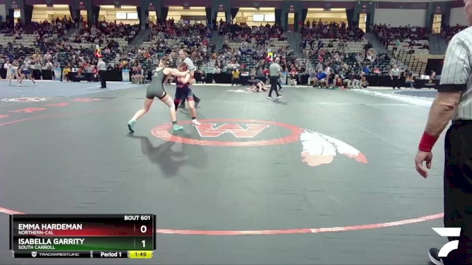 120 lbs Semifinal - Emma Hardeman, Northern-Cal vs Isabella Garrity ...