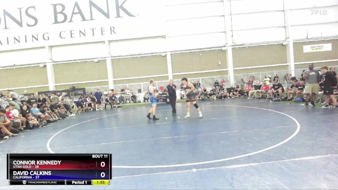 190 lbs Round 3 (8 Team) - Connor Kennedy, Utah Gold vs David Calkins ...