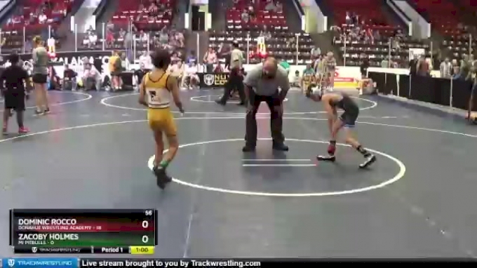 56 lbs Round 4 (6 Team) - Dominic Rocco, Donahue Wrestling Academy vs ...