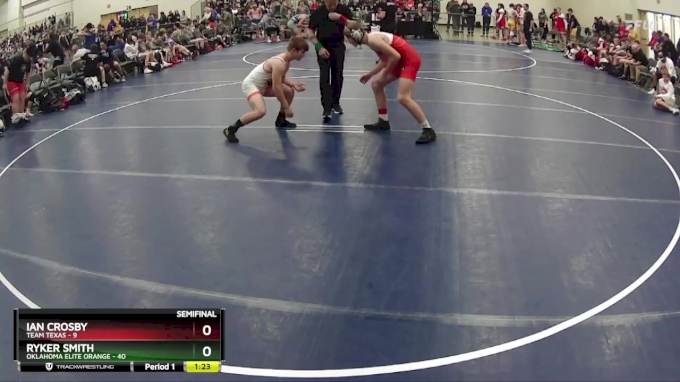 175 lbs Semis & 1st Wrestleback (8 Team) - Ian Crosby, Team Texas vs ...
