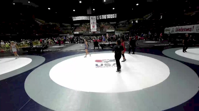 145 lbs Champ. Round 3 - Dranise Hampton, Delta Wrestling vs Layla ...