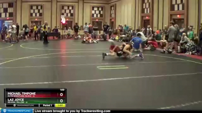 100 lbs Round 2 (6 Team) - MIchael Timpone, Elite Wrestling Black vs ...