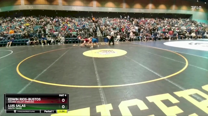 190 lbs Champ. Round 1 - Edwin Rios-Bustos, Golden Valley (Merced) vs ...