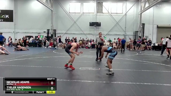 120 lbs Placement (4 Team) - Nicholas Adams, Revival vs Tyeler Hagensen ...