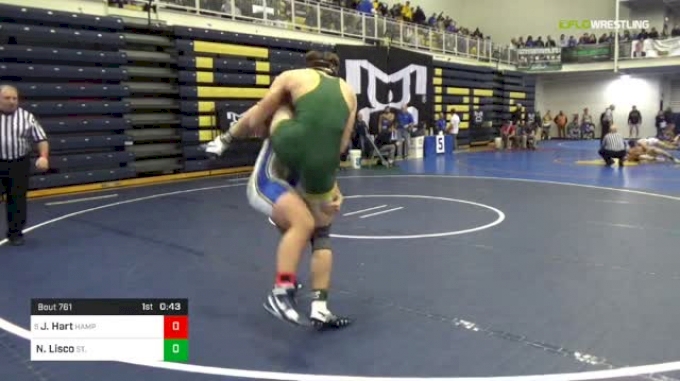 195 lbs Consy 2 - Justin Hart, Hampton vs Nick Lisco, St. Edward-OH
