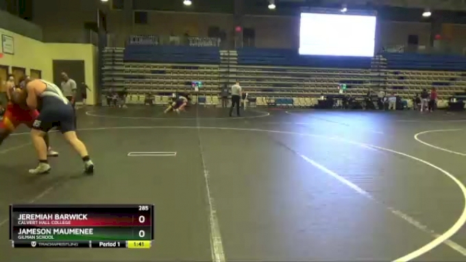 285 lbs Quarterfinal - Jameson Maumenee, Gilman School vs Jeremiah ...