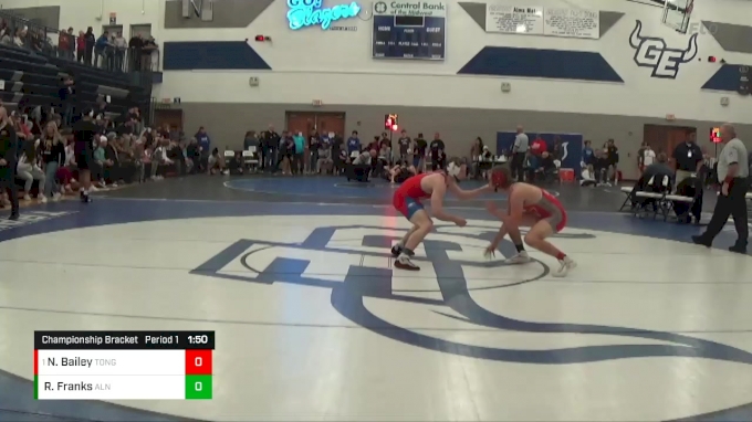 150 lbs Championship Bracket - Noah Bailey, Tonganoxie vs Robert Franks ...