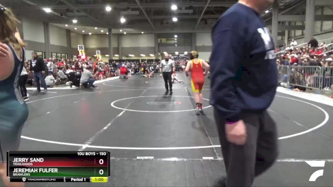 150 lbs Champ. Round 1 - Jeremiah Fulfer, Brawlers vs Jerry Sand ...