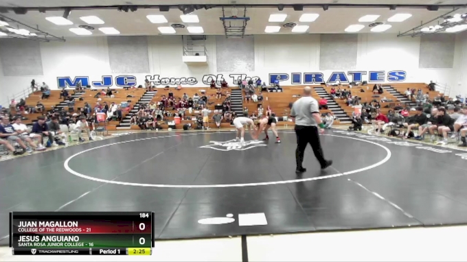 184 lbs Quarters & 1st Wb (16 Team) - Juan Magallon, College Of The ...