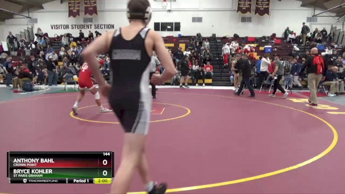 144 lbs Champ. Round 1 - Bryce Kohler, St Paris Graham vs Anthony Bahl ...