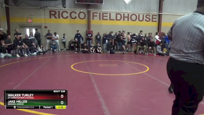 138 lbs Champ. Round 2 - Jake Miller, Broken Arrow vs Walker Turley, St ...