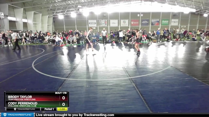 102 lbs Cons. Round 1 - Brody Taylor, Team Prestige Wrestling vs Cody ...