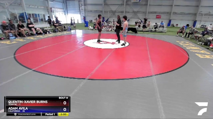 182 lbs Round 1 (16 Team) - Quentin-Xavier Burns, TEAM NC vs Adam Avila ...