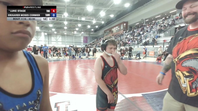 93-94 lbs Cons. Semis - Luke Stage, Toro World Club vs Erixavier Moses ...