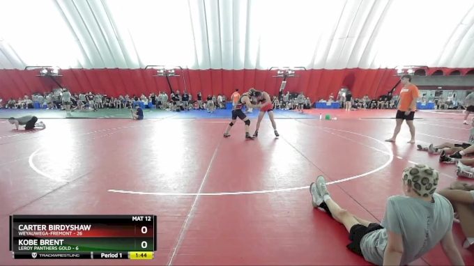 144 lbs Semis & Wb (16 Team) - Kobe Brent, LeRoy Panthers Gold vs ...