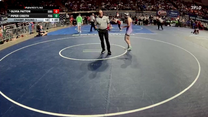 G 152 lbs Champ. Round 1 - Olivia Patton, South Beauregard Girls vs ...