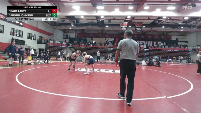 197 lbs Quarterfinal - Austin Johnson, Oklahoma State vs Cade Lautt ...