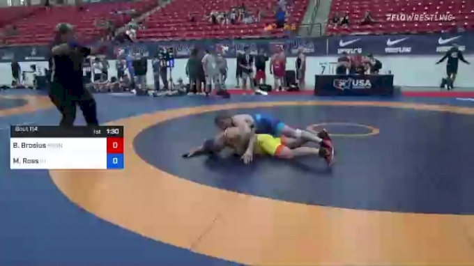 78 lbs Rr Rnd 2 - Brad Brosius, Modern Day Gladiators Wrestling Club vs ...