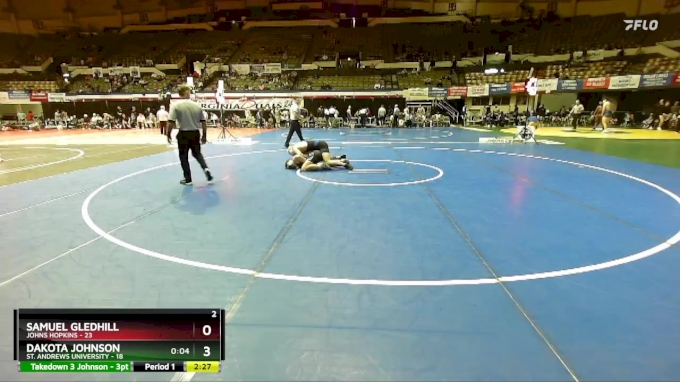 184 lbs Semis & Wb (16 Team) - Dakota Johnson, St. Andrews University ...