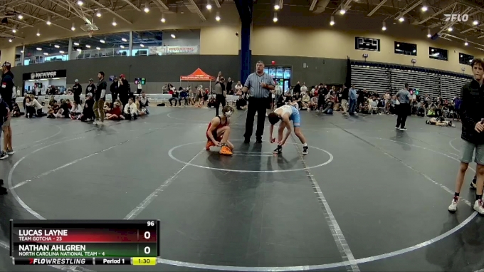 96 lbs Round 1 (8 Team) - Lucas Layne, Team Gotcha vs Nathan Ahlgren ...