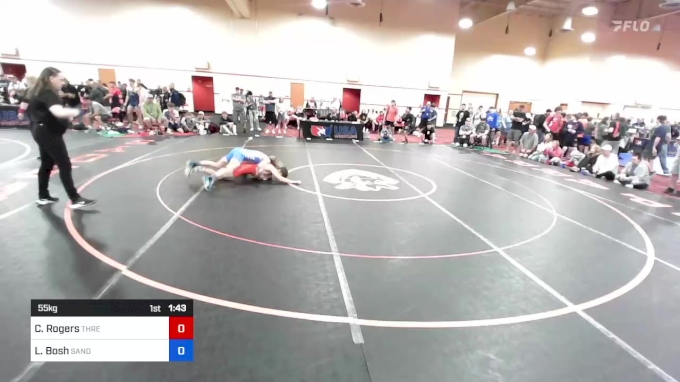 55 kg Cons 16 #1 - Cole Rogers, Three Forks High School Wrestling vs ...