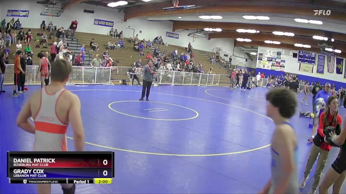 165 lbs 1st Place Match - Daniel Patrick, Roseburg Mat Club vs Grady ...